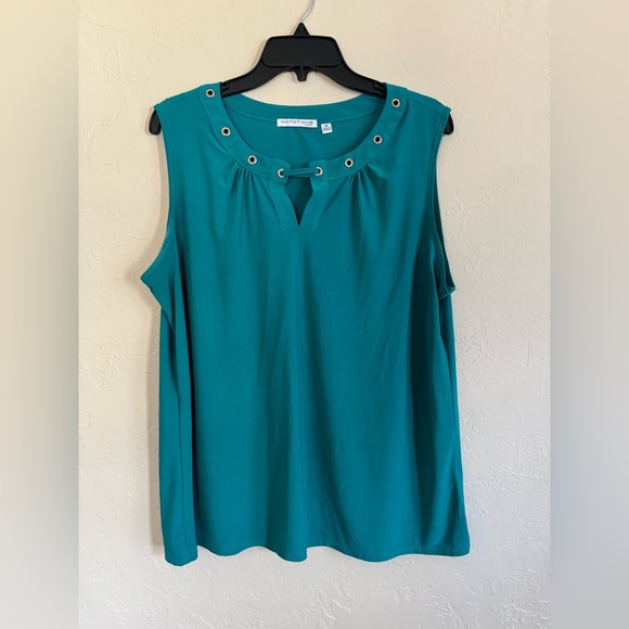 Notations | Tops | 2x Deep Seaturquoise Blue Elegant Top | Poshmark